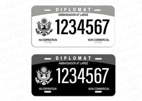 DOT Diplomat | Custom Plates and Signs