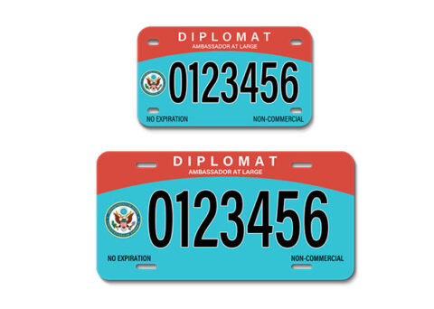 DOT Diplomat Color | Custom Plates and Signs